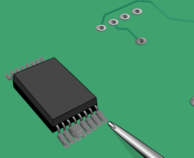 HOW-TO: Remove Solder Bridging from J-Leads & Gull Wing Leads