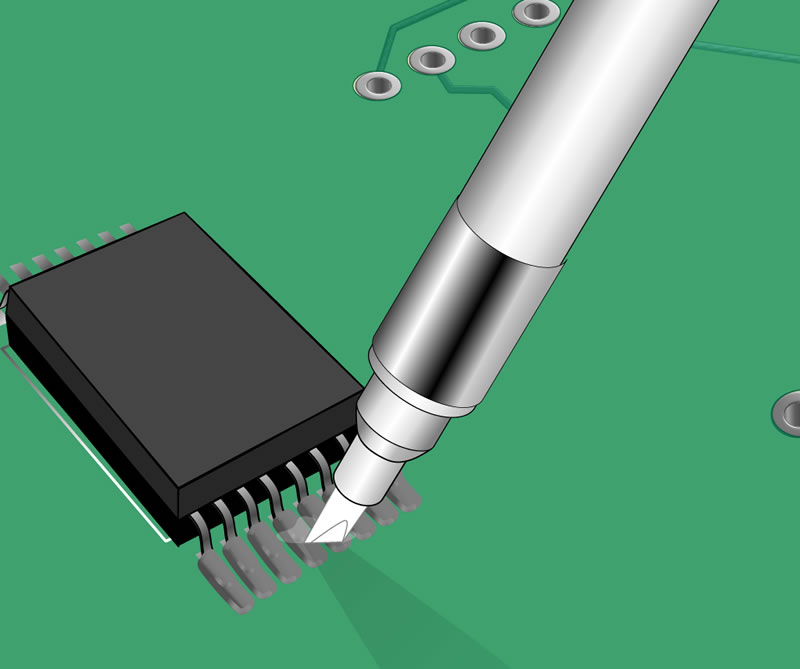 HOW-TO: Remove Solder Bridging from J-Leads & Gull Wing Leads