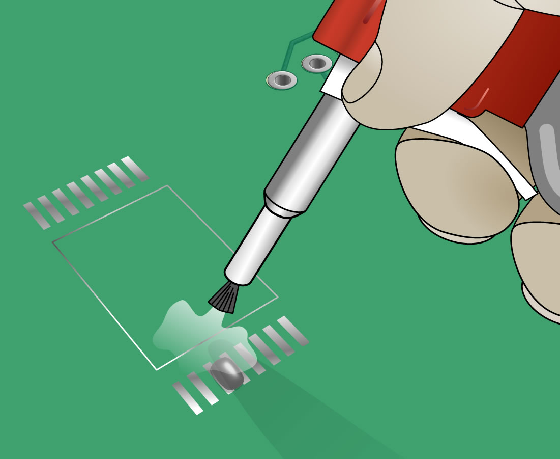 HOW-TO: Remove Excess Solder from SMT Land with Wick